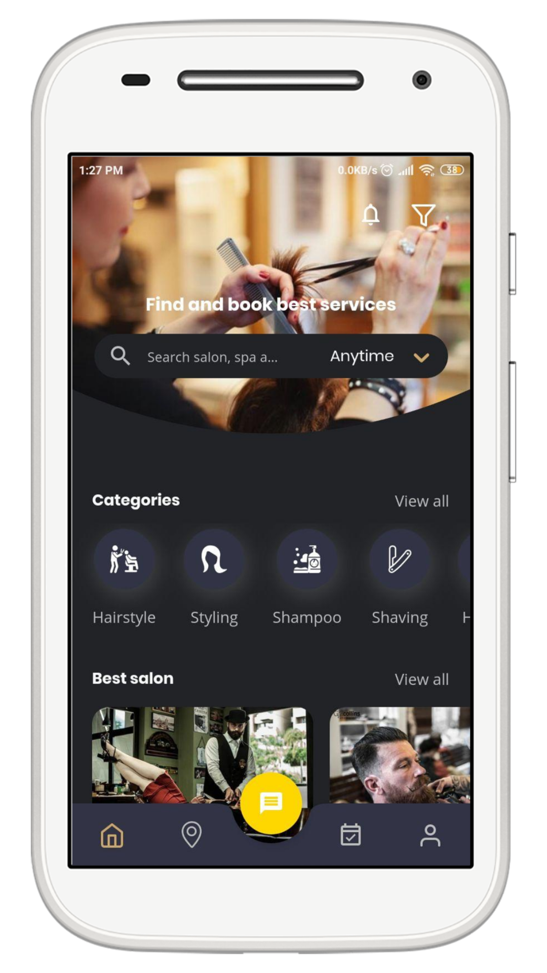 Flutter Barbershop UI Kit Flutter Barbershop UI Kit